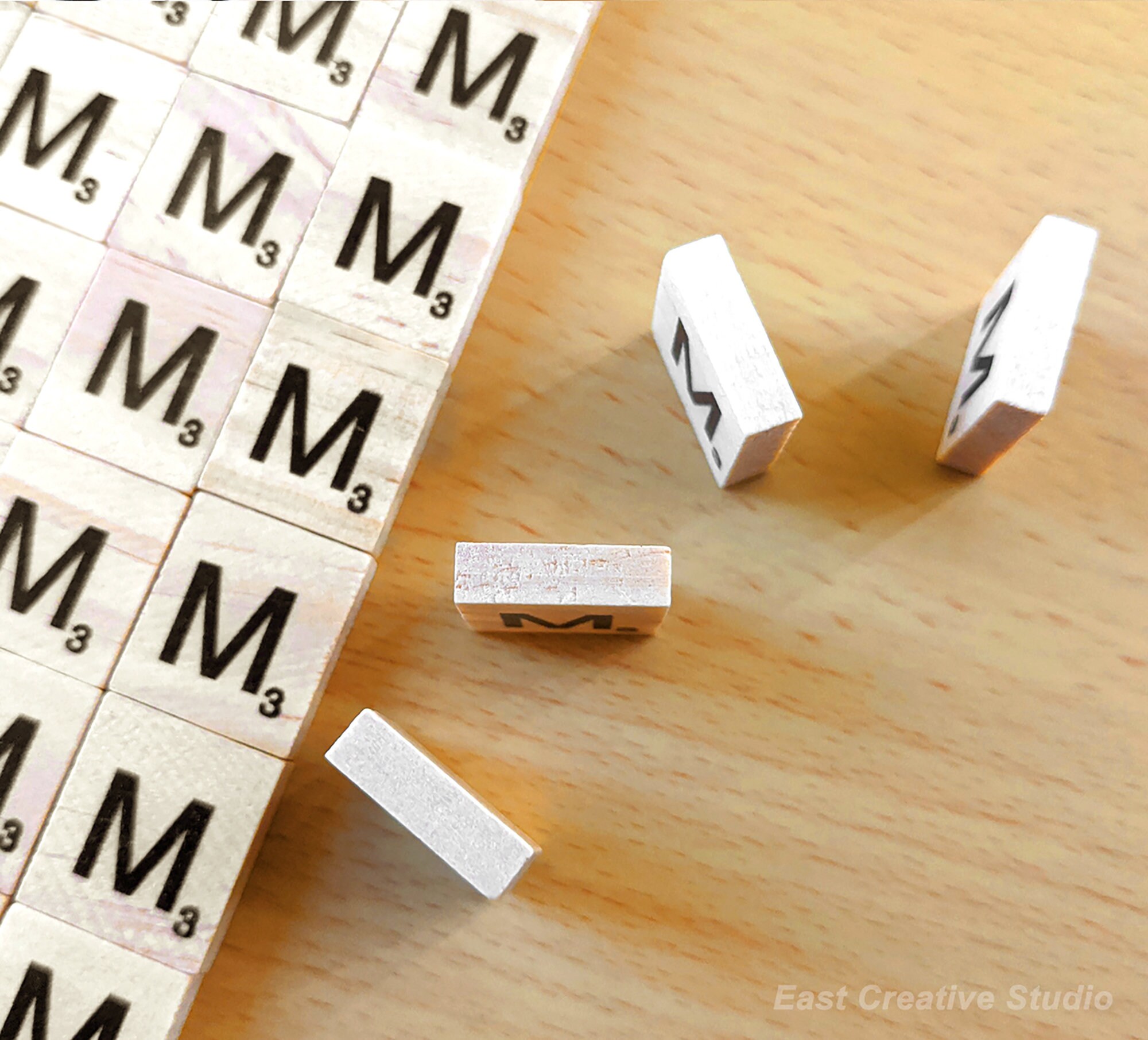 Wooden Scrabble Tiles Letter M for Scrapbooking Handcraft Arts & Crafts ...