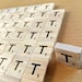 Wooden Scrabble Tiles Letter J for Scrapbooking Handcraft Arts & Crafts ...