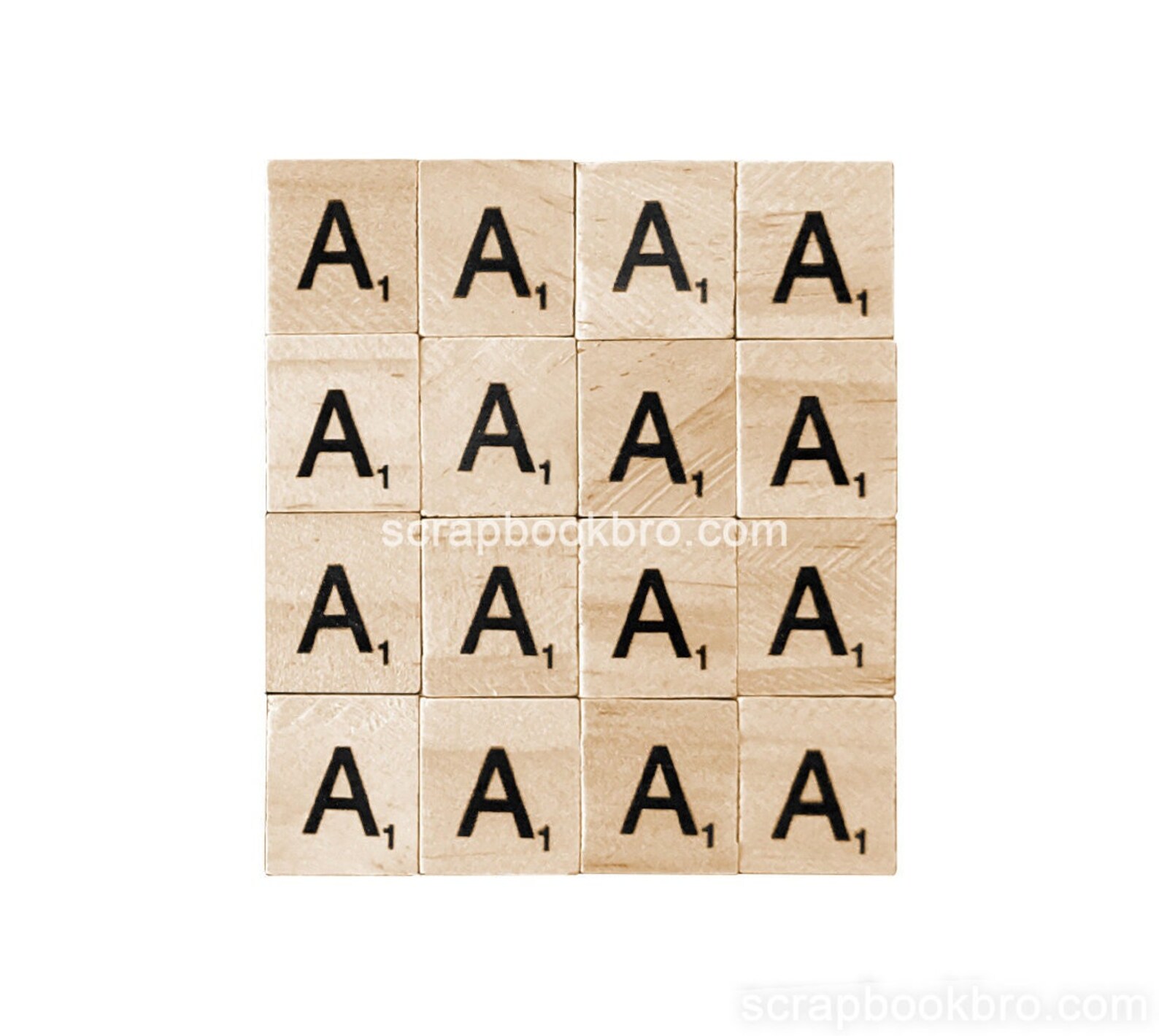 Wooden Alphabet Scrabble Wood Letter Tiles for Scrapbooking Handcraft ...