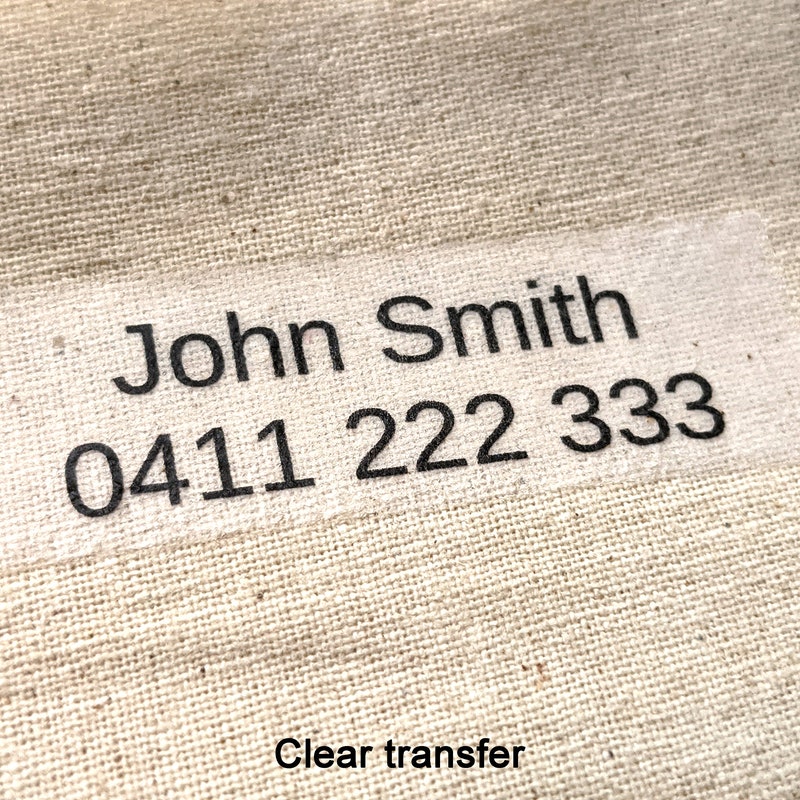 Clothing Sticker Name Tag - Etsy