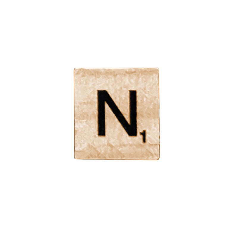 Wooden Scrabble Tiles Letter N for Scrapbooking Handcraft Arts & Crafts ...