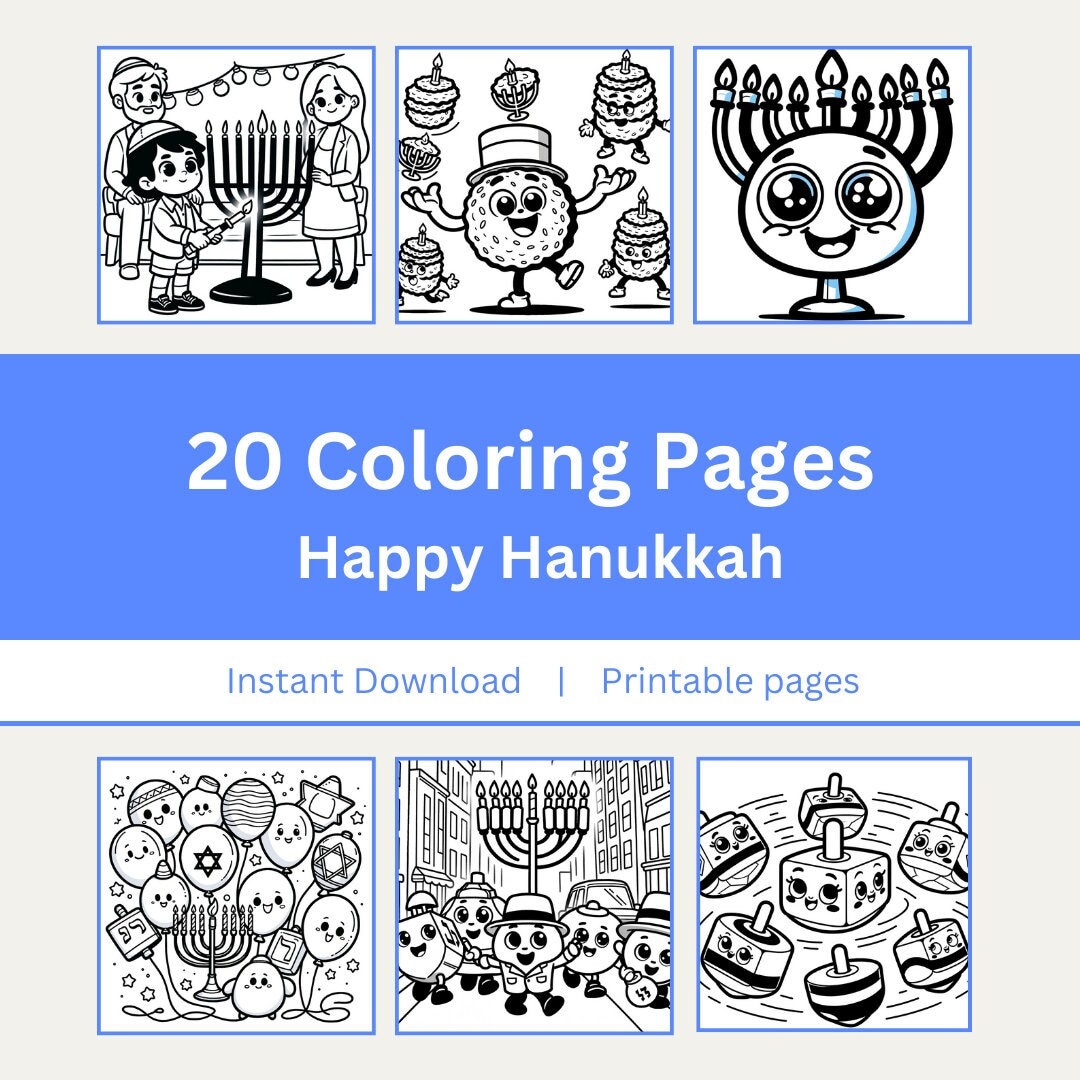 Hanukkah Coloring Pages, Kid’s Coloring Pages, Printable Coloring ...