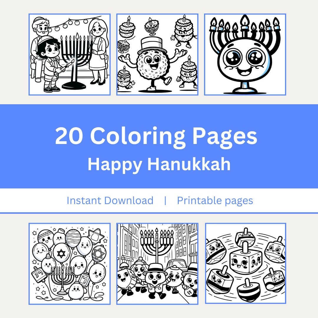 Hanukkah Coloring Pages, Kid’s Coloring Pages, Printable Coloring ...