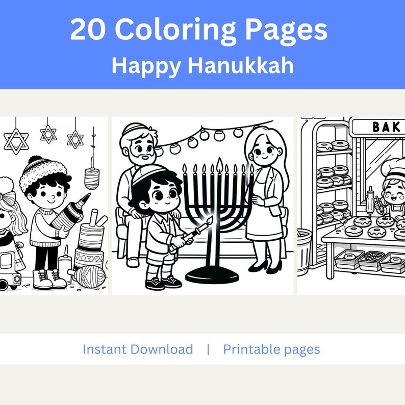 Hanukkah Coloring Pages, Kid’s Coloring Pages, Printable Coloring ...