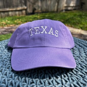 Texas Baseball Cap - Etsy