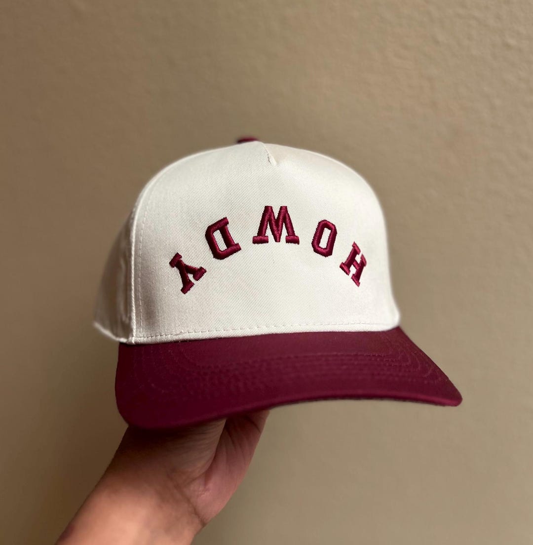 HOWDY Upside Down Structered Cap - Etsy