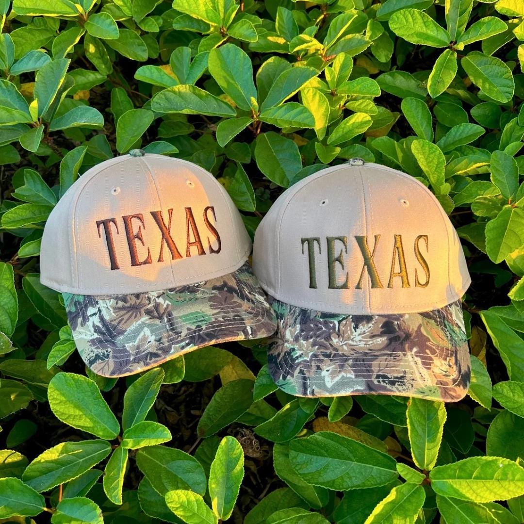 Texas Camo Two-toned Cap - Etsy