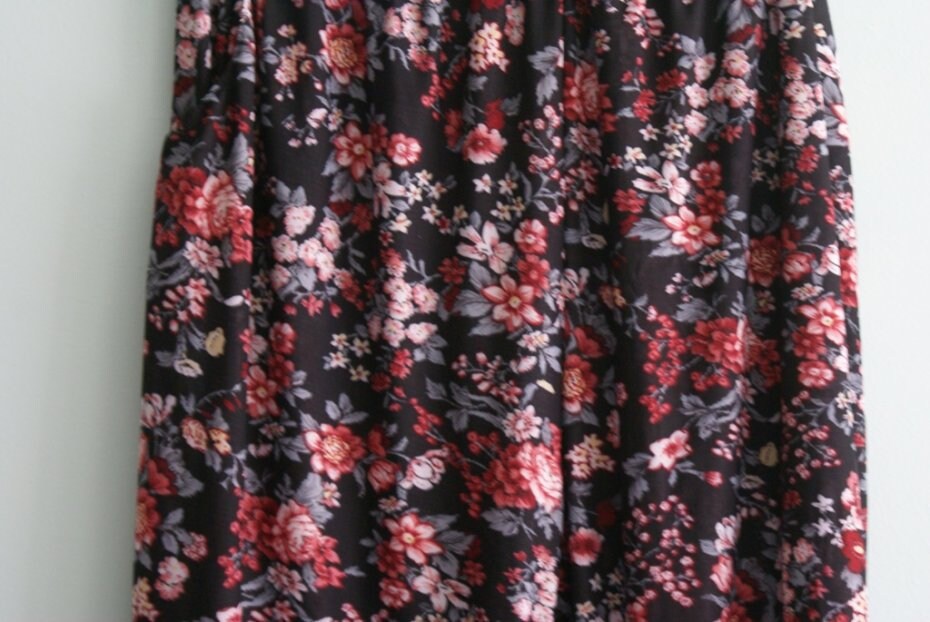 Vintage Colorful Boho Pants in Floral Print Vintage Summer Trousers ...