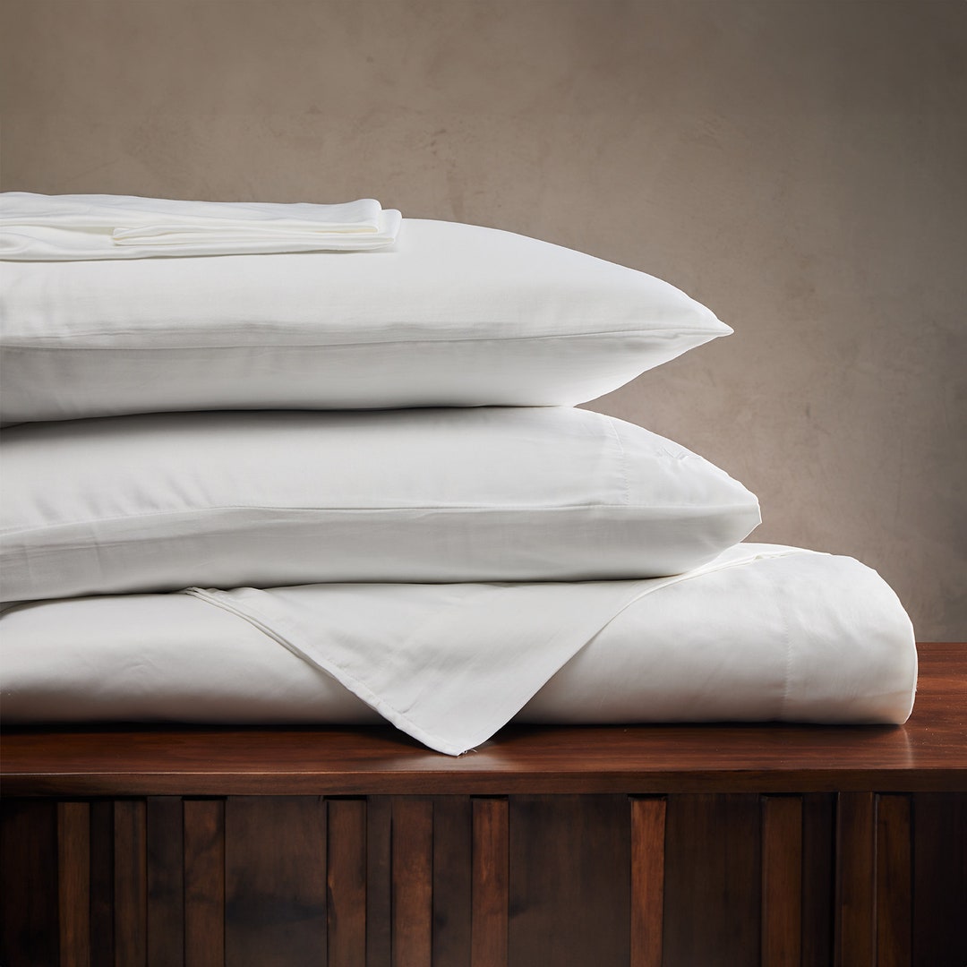 Netbors Luxury 4pc Tencel Lyocell Sheet Set - Silky Soft Eucalyptus ...