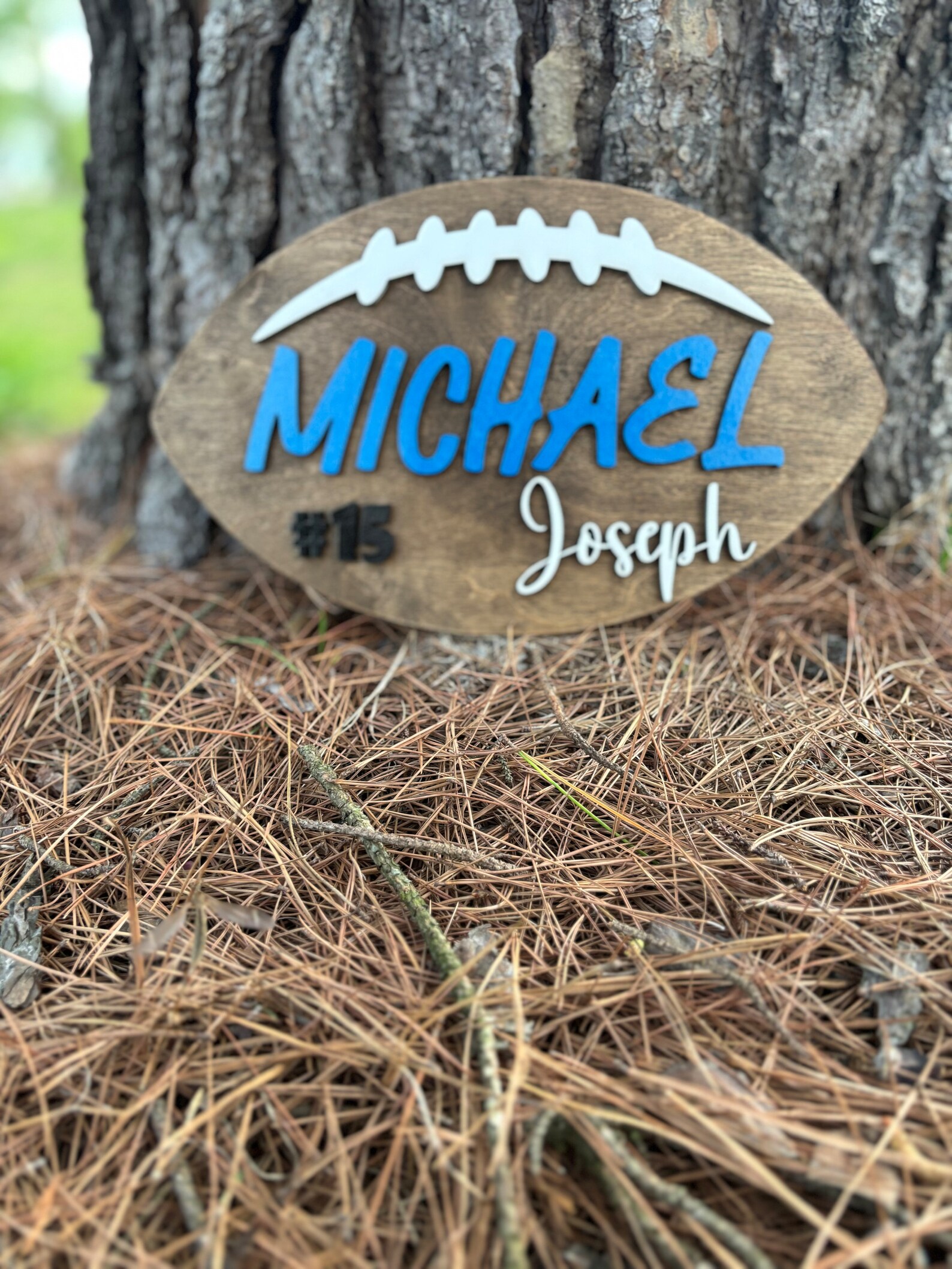 Personalized Football Name Sign, Sports Room Decor - Etsy