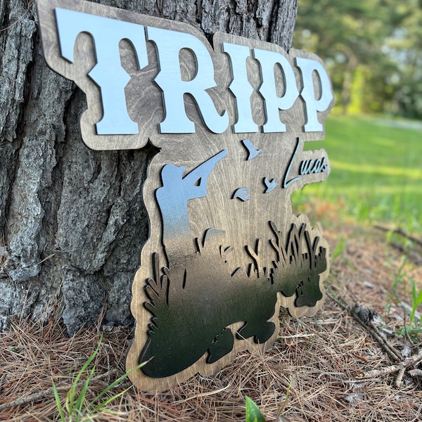 Duck Boy Name Sign - Etsy