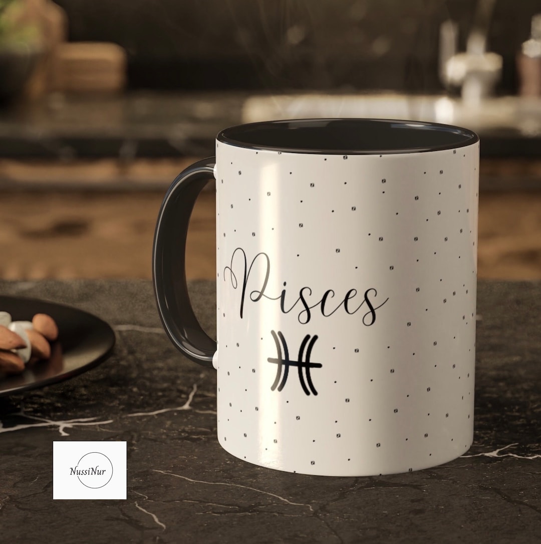 Pisces Coffee Mug, Pisces Birthday Gift, Zodiac Sign Gift, Pisces Mug ...