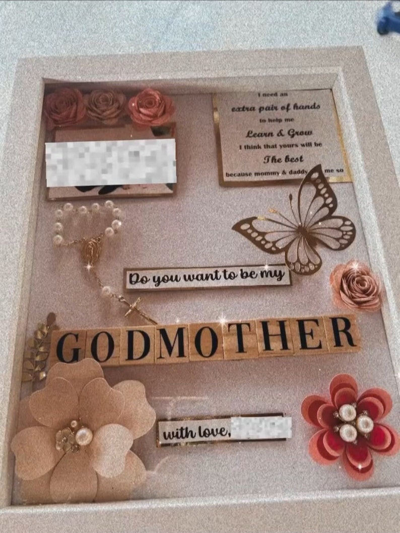 MADRINA PROPOSAL SHADOWBOX - Etsy