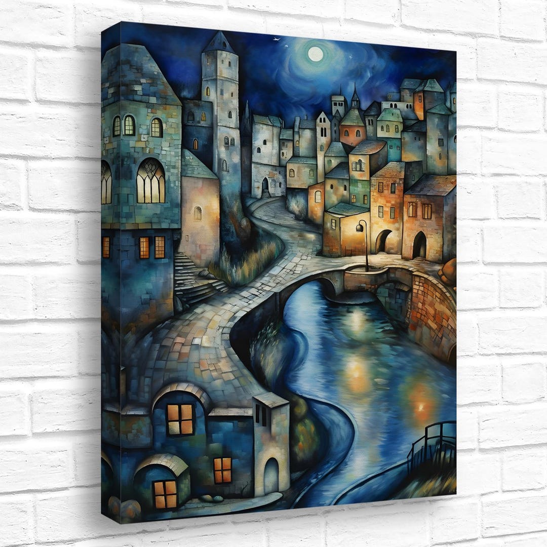 Lunar Enclave Canvas Wall Art, Wall Decor, Deluxe Canvas Print, Perfect ...