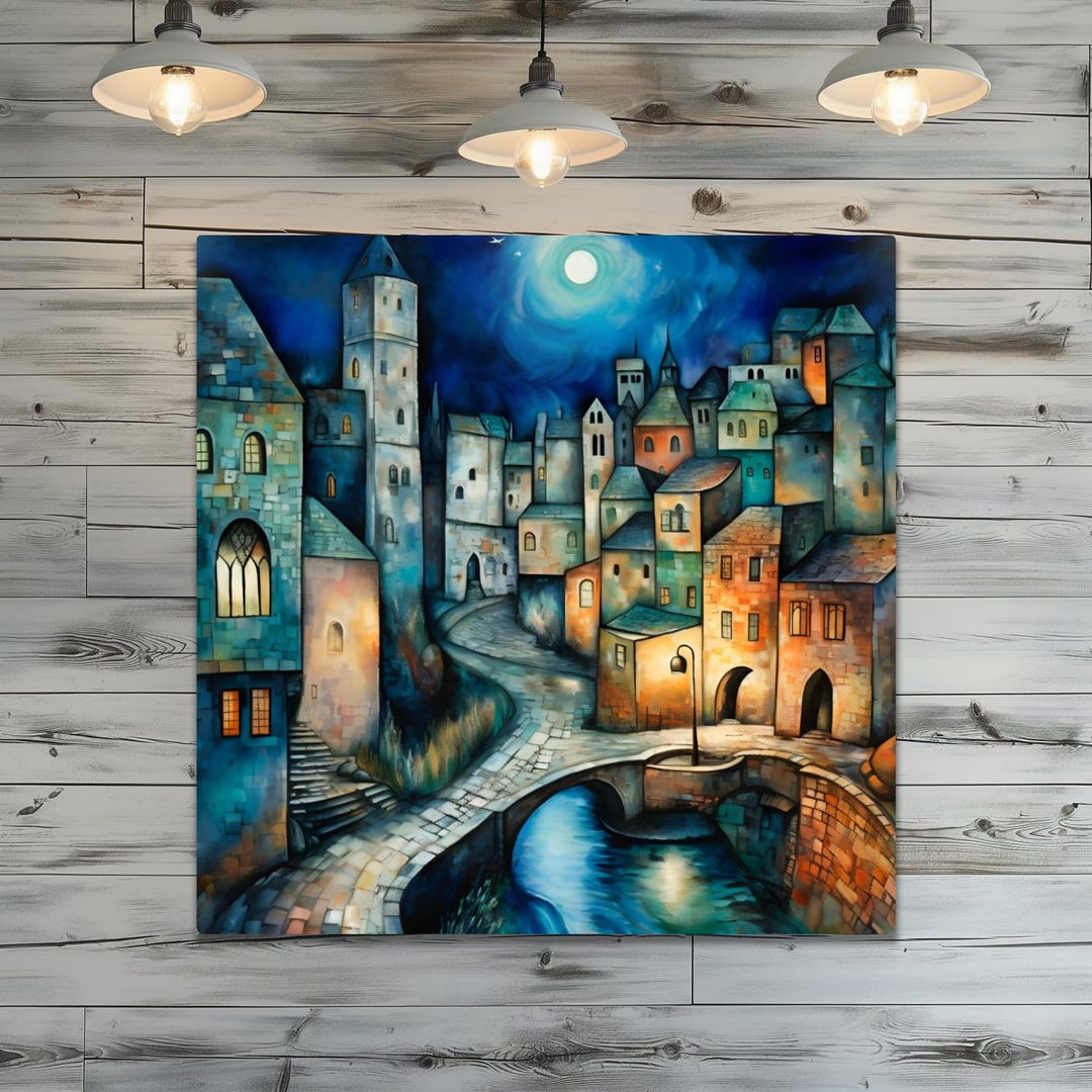Lunar Enclave Metal Wall Art , Premium Printed Metal Wall Art, Perfect ...