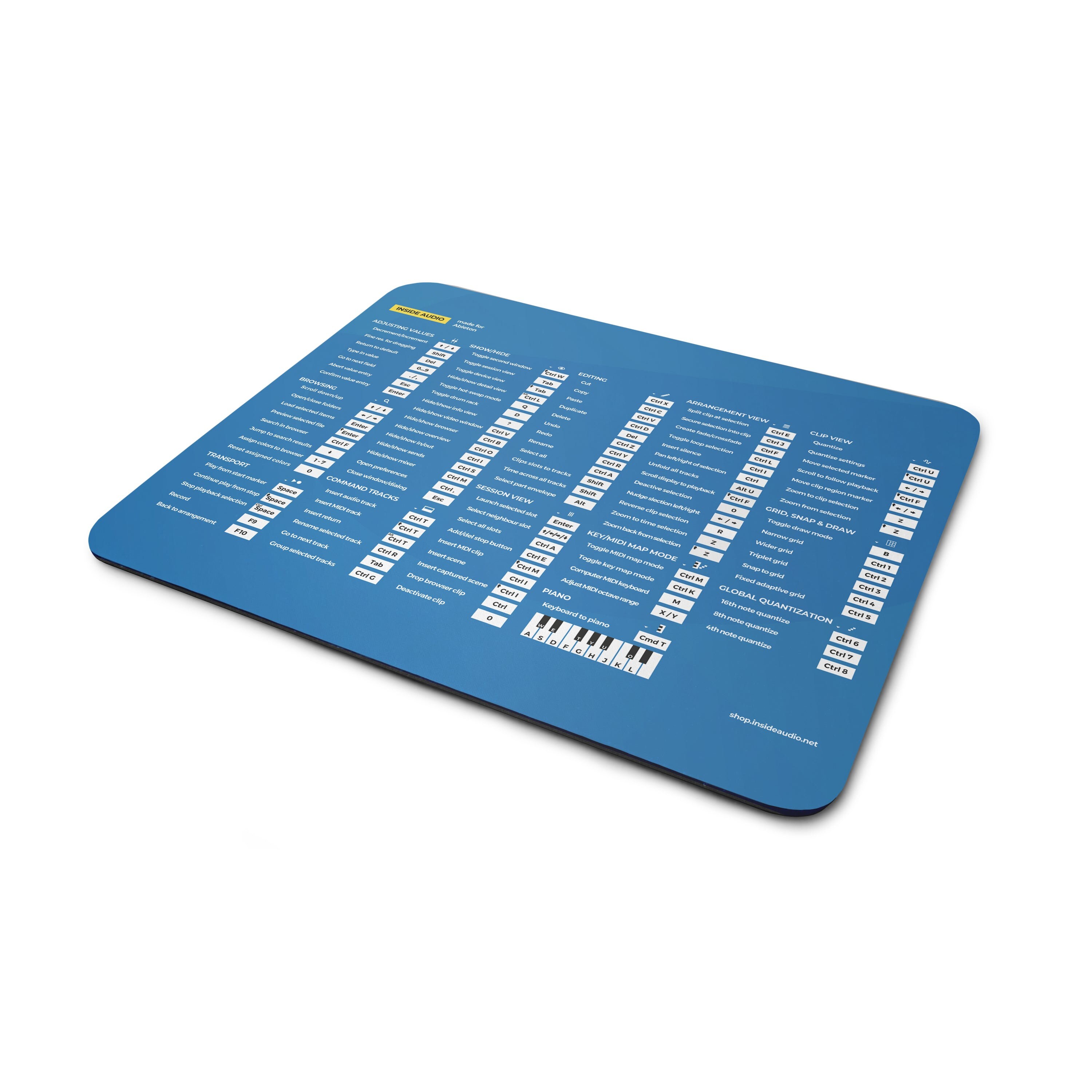 Pro Tools Shortcut Blueprint Mousepad - Etsy
