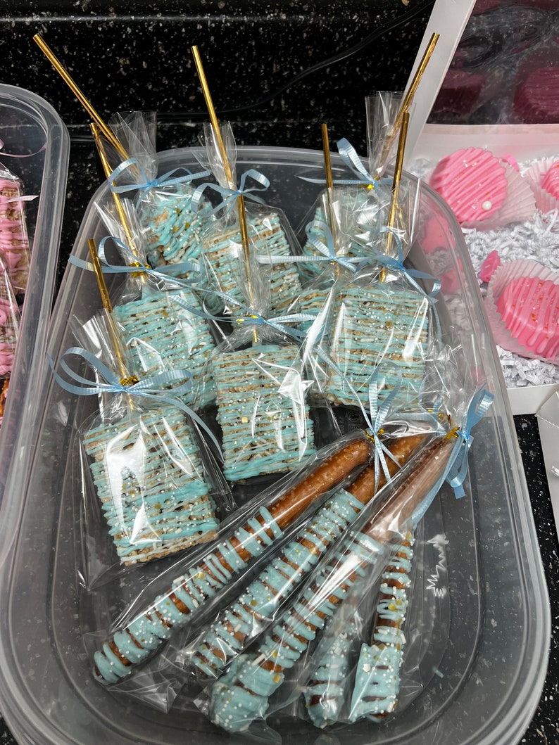 Party Treats:rice Krispies,pretzel Rods, Dipped Oreos, Marshmallows and ...