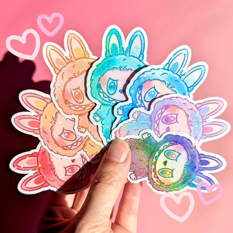 Labubu Rainbow Doll - Etsy