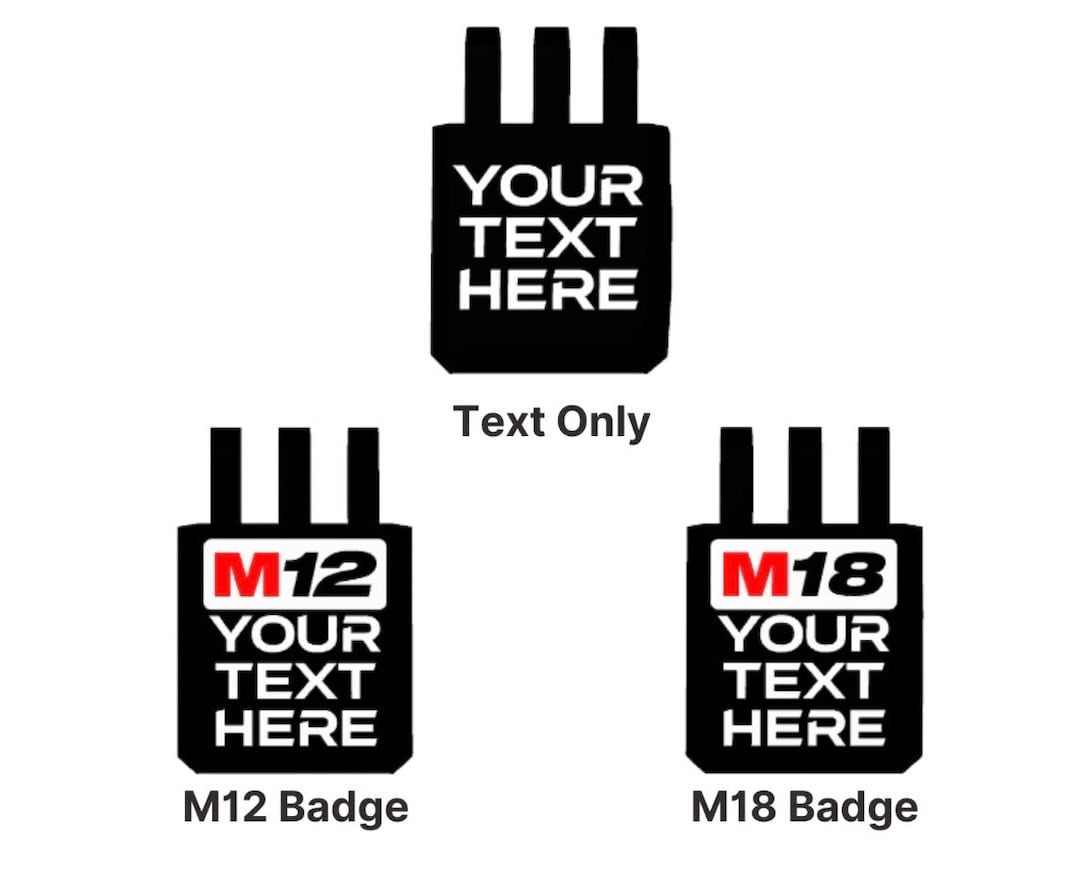 Milwaukee Packout Custom Labels - Etsy