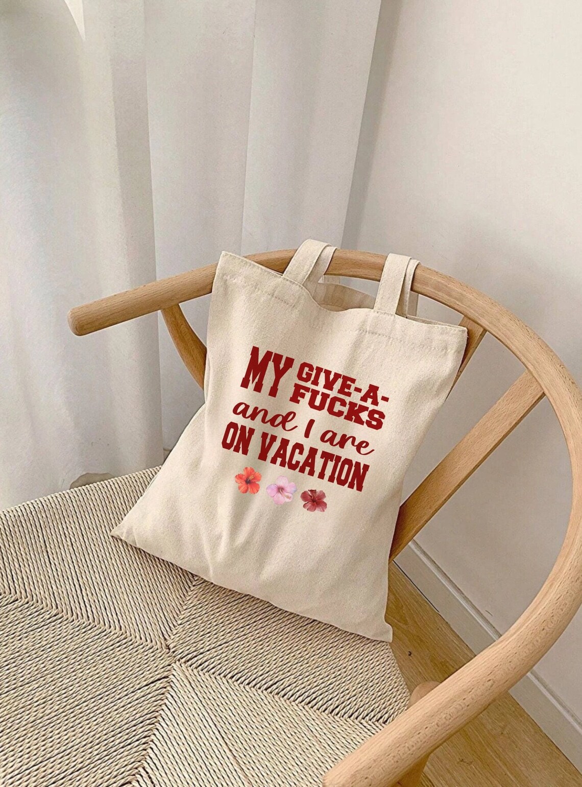 Sabrina Carpenter Song My Give A F Are on Vacation on Cotton Canvas ...