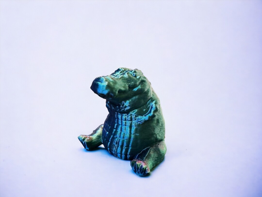 Cute Chubby Alligator Desk Miniature - Etsy