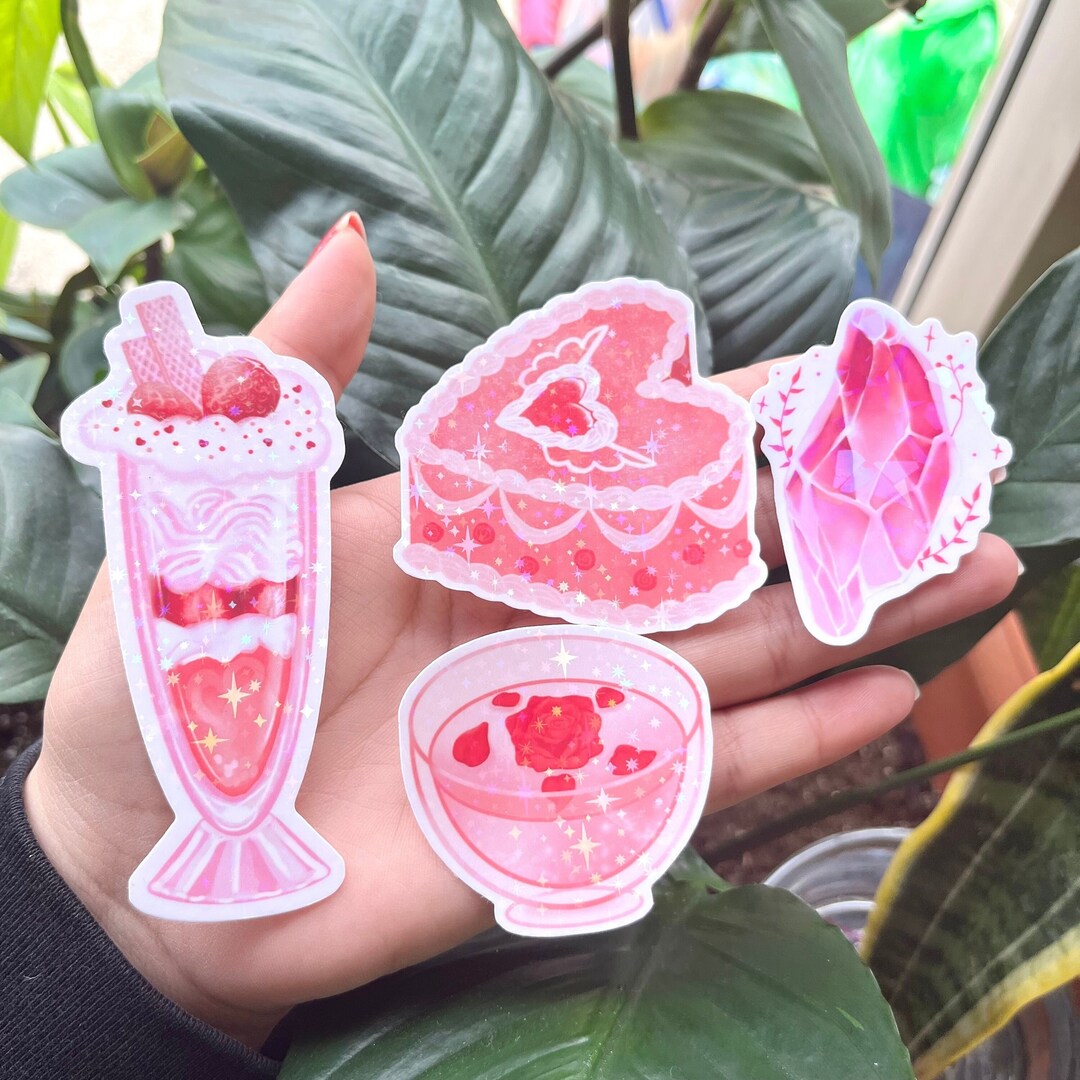Angel Sticker Set • Set of 4 • Cute • Angelcore • Dessert Stickers ...