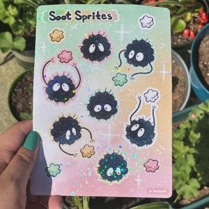 Soot Sprites • Yokai • Spirited Away • Studio Ghibli • 5 X 7 • Sticker ...