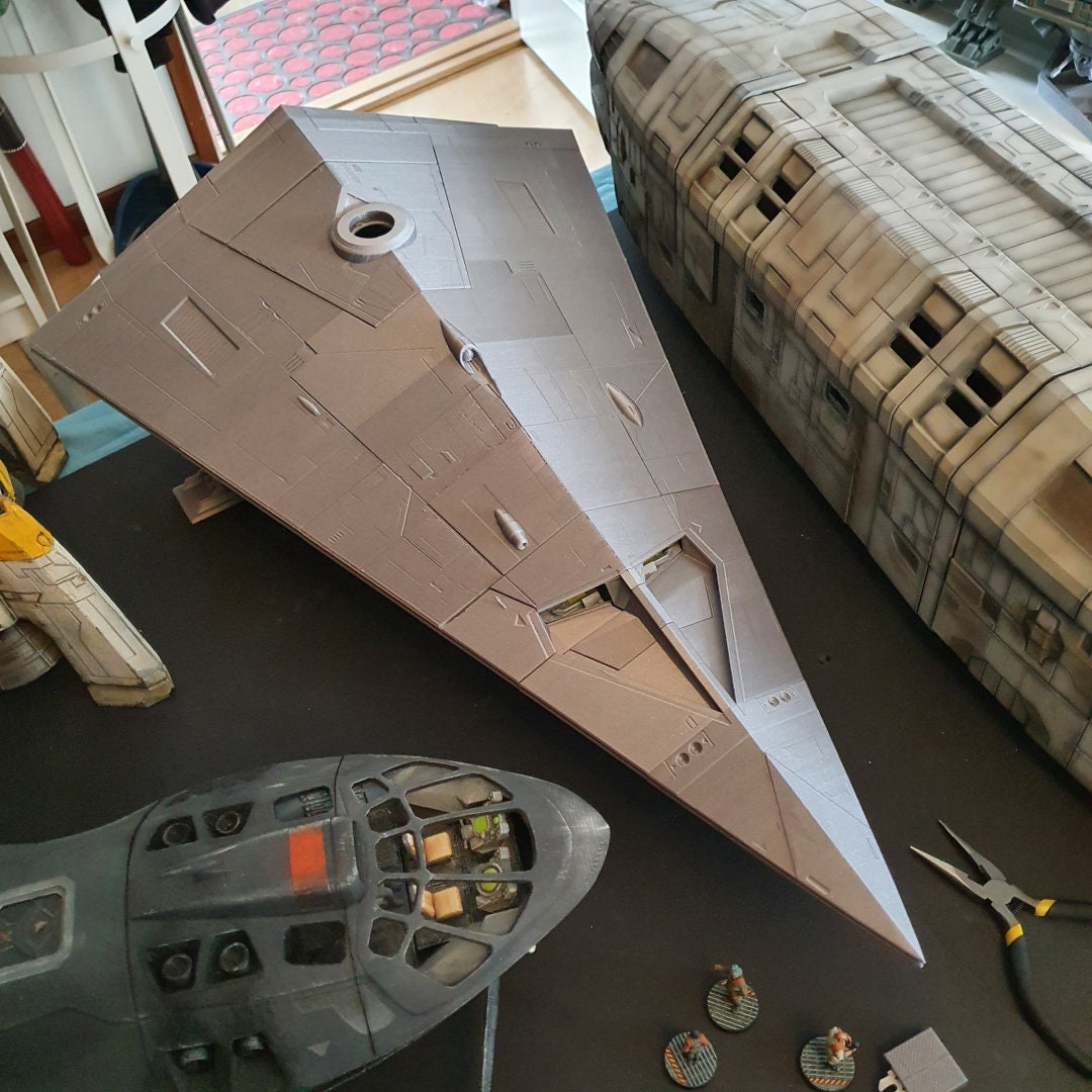 3d Printed Type S Scout 2nd Dynasty 28mm Starship - Etsy