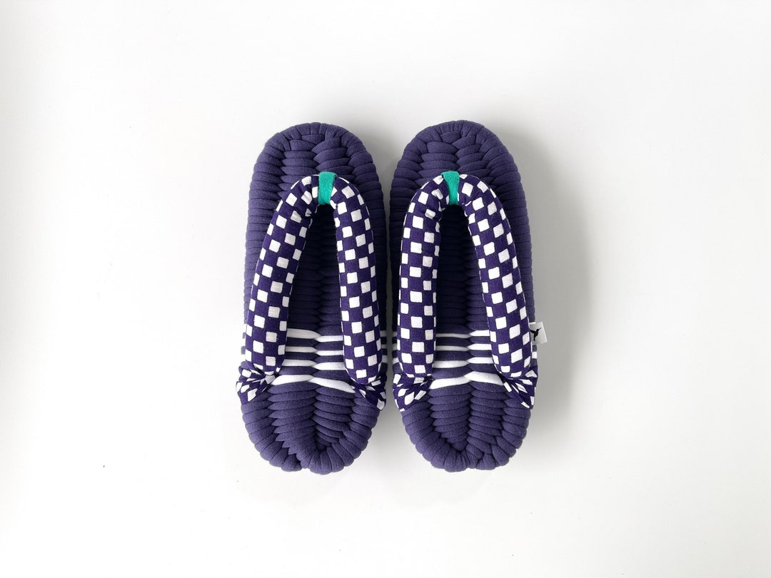 Nuno Zori, Handcrafted Japanese-style House Slippers, Vintage Japan ...