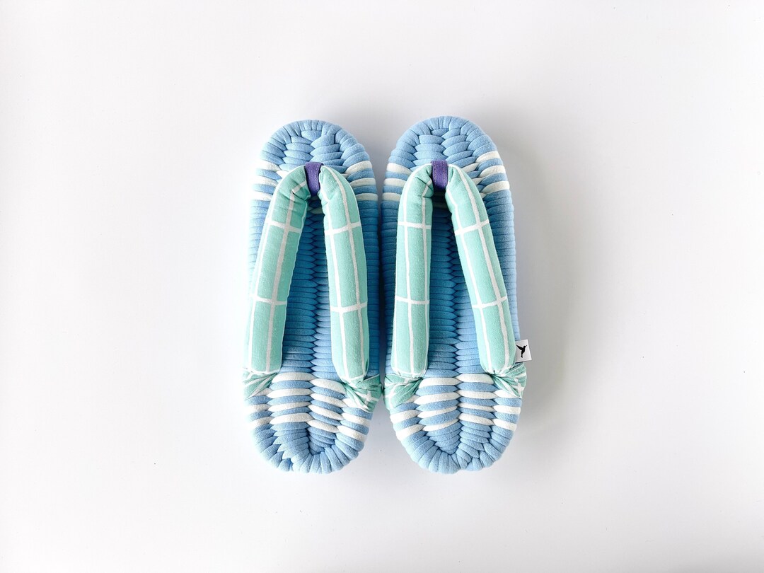 Nuno Zori, Handcrafted Japanese-style House Slippers, Vintage Japan ...