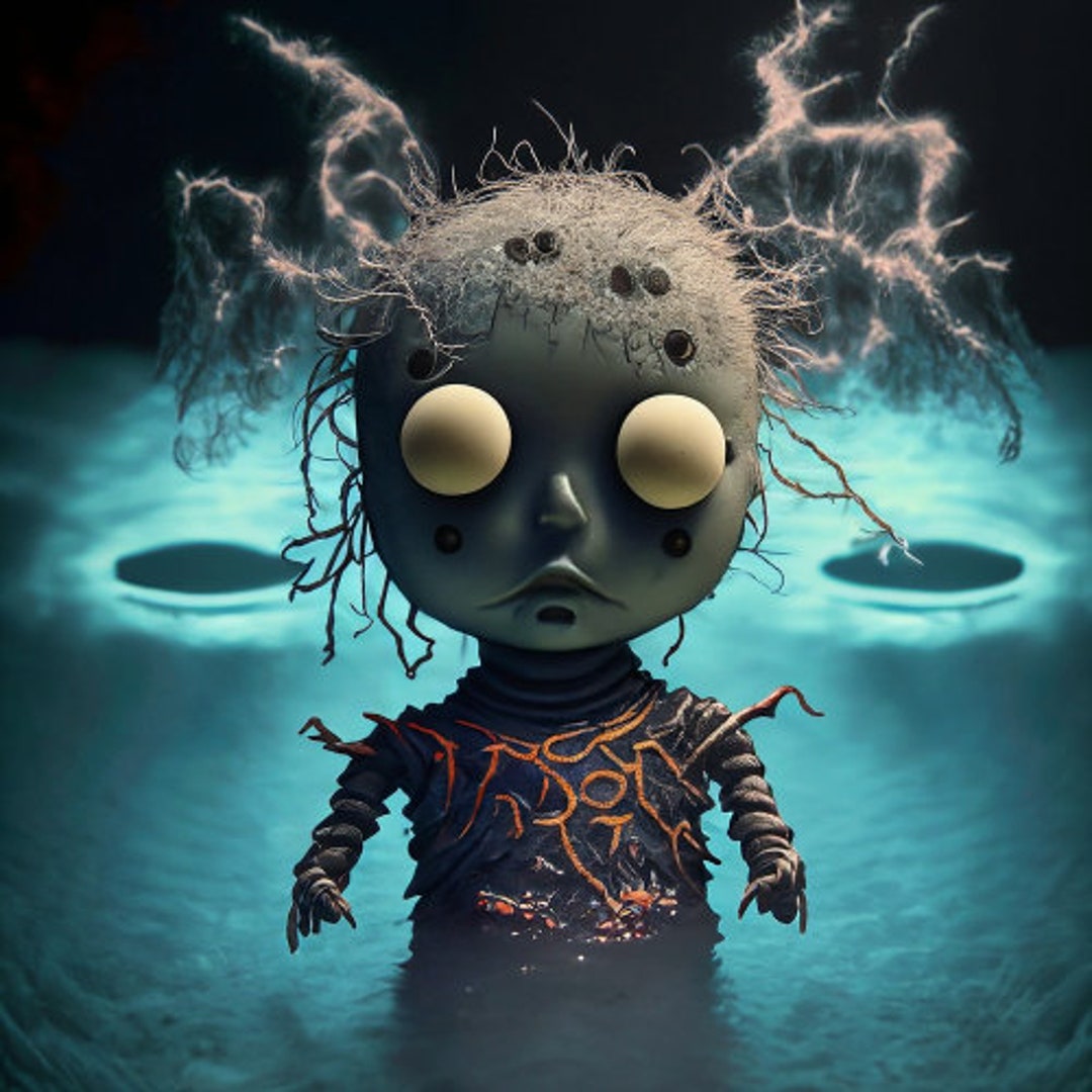 Voodoo Doll Print - Etsy