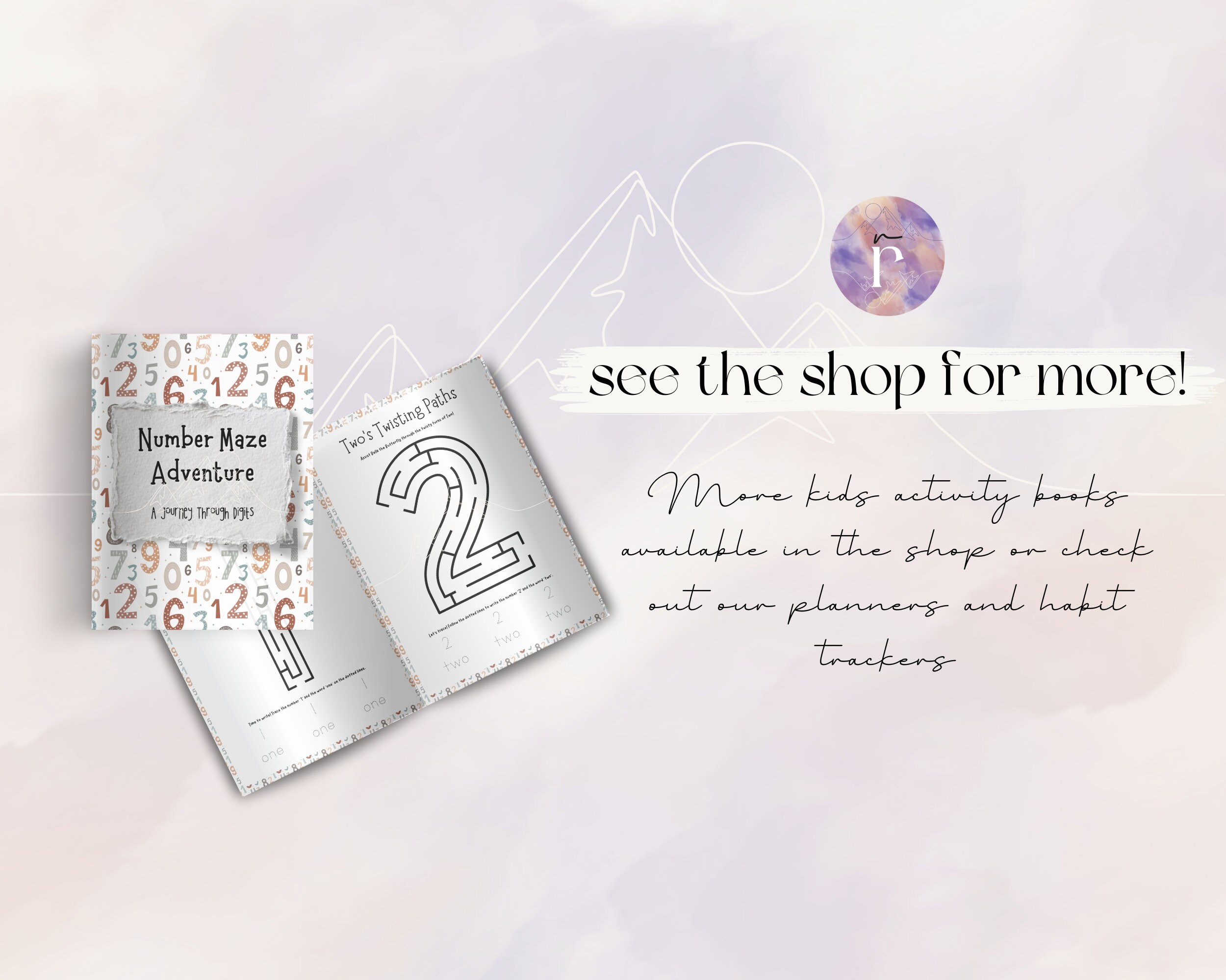 Number Maze Adventure Activity Pack for Kids Printable Math Fun Instant ...