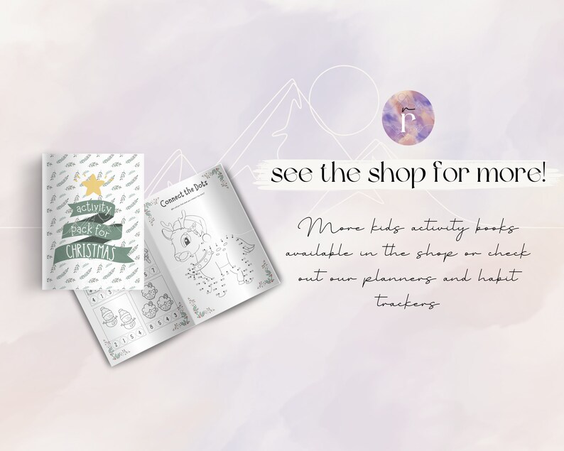 Printable Christmas Activity Pack for Kids Holiday Fun and Learning ...