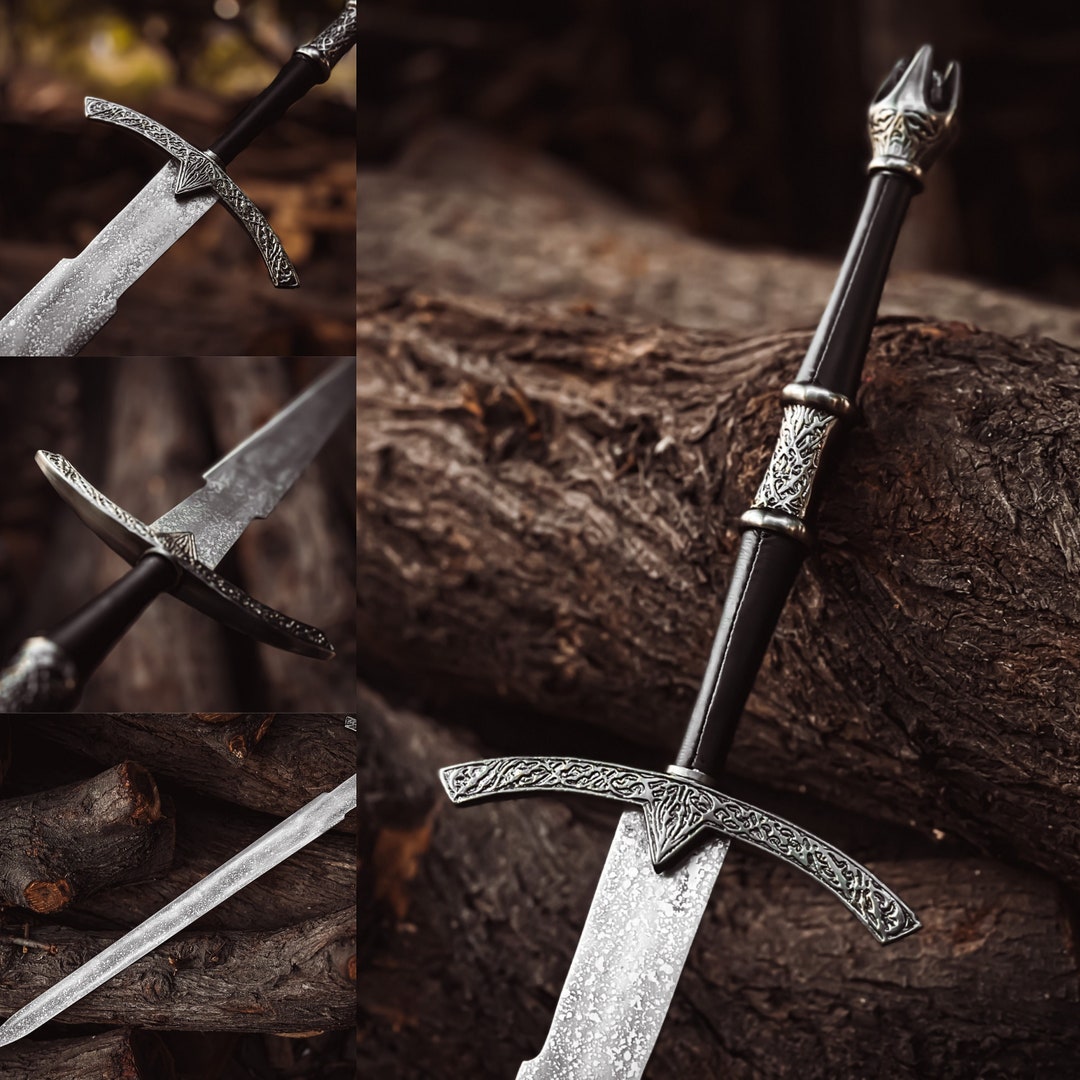 Witchking Sword, Handmade Stainless Steel Swords, Medieval Swords, LOTR ...