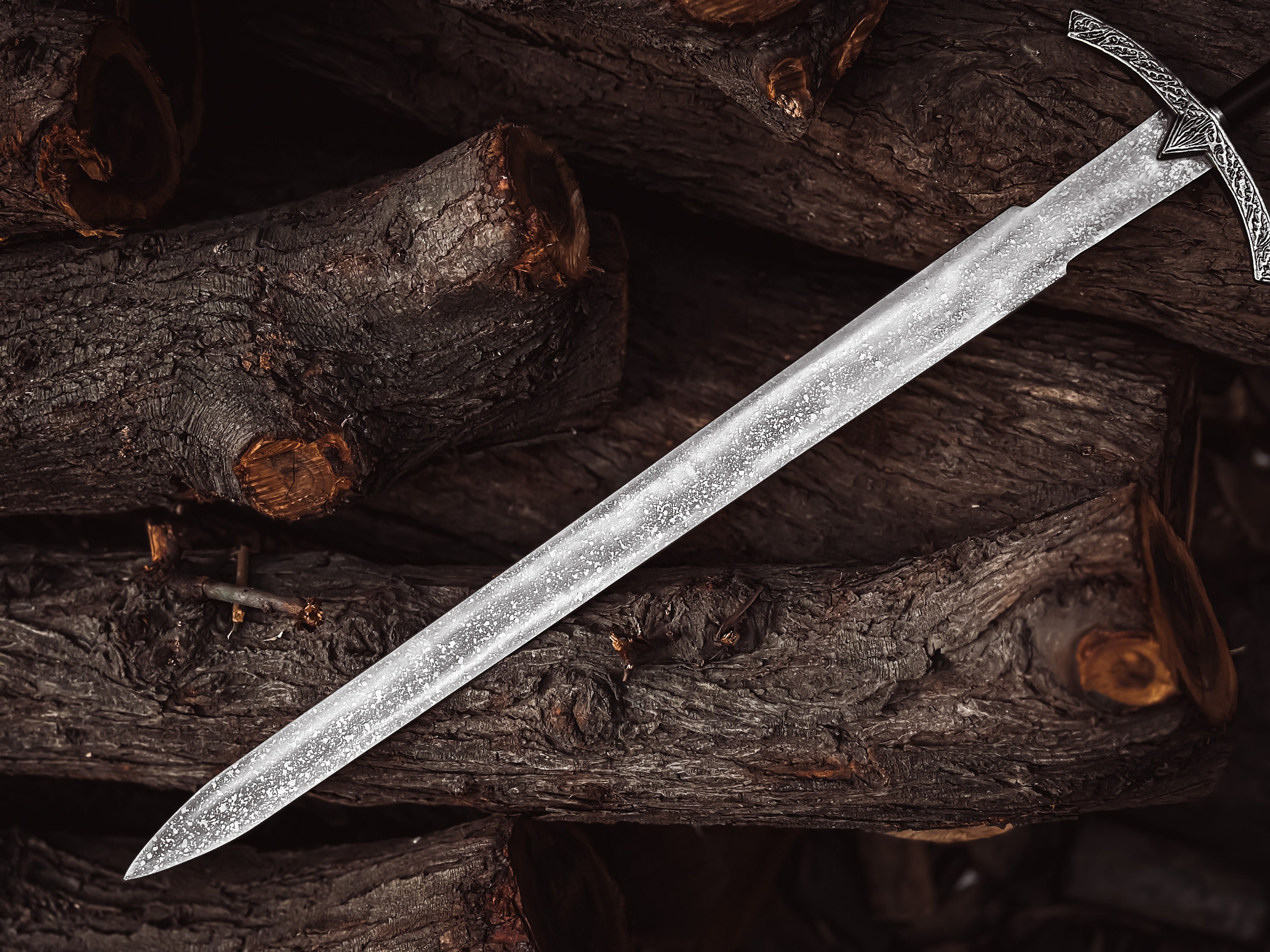 Witchking Sword, Handmade Stainless Steel Swords, Medieval Swords, LOTR ...