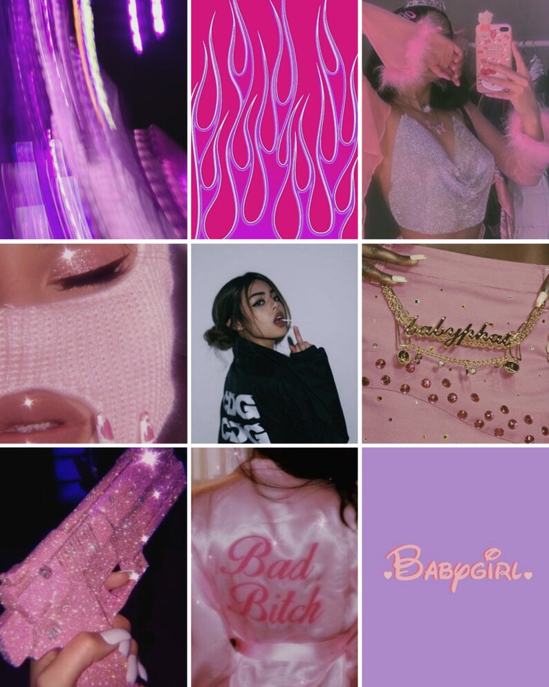 Baddie Aesthetic 57 Piece Wall Print Package - Etsy
