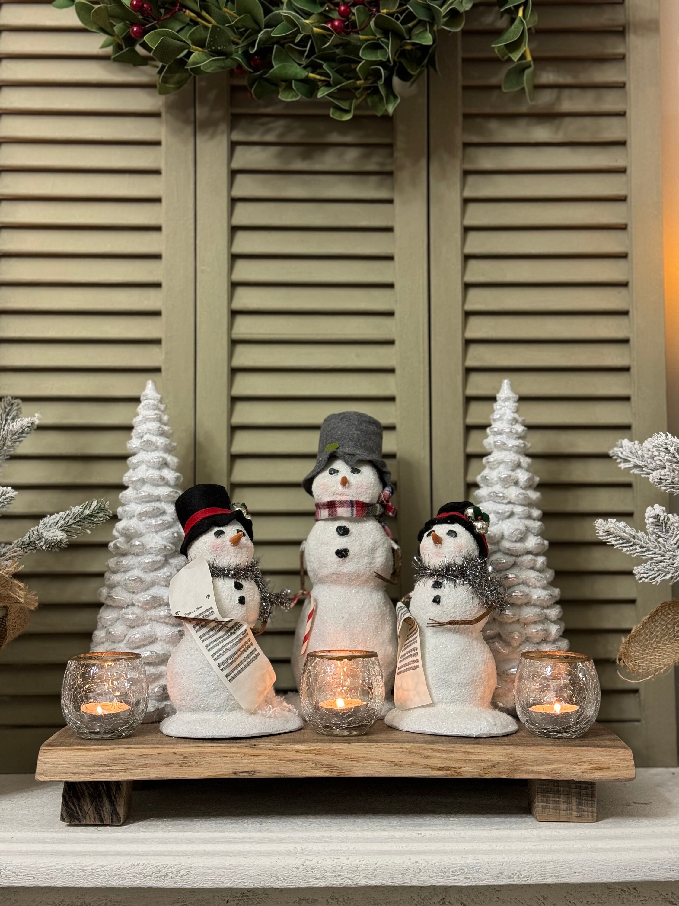 Rustic Weathered Oak Riser Tray - Etsy