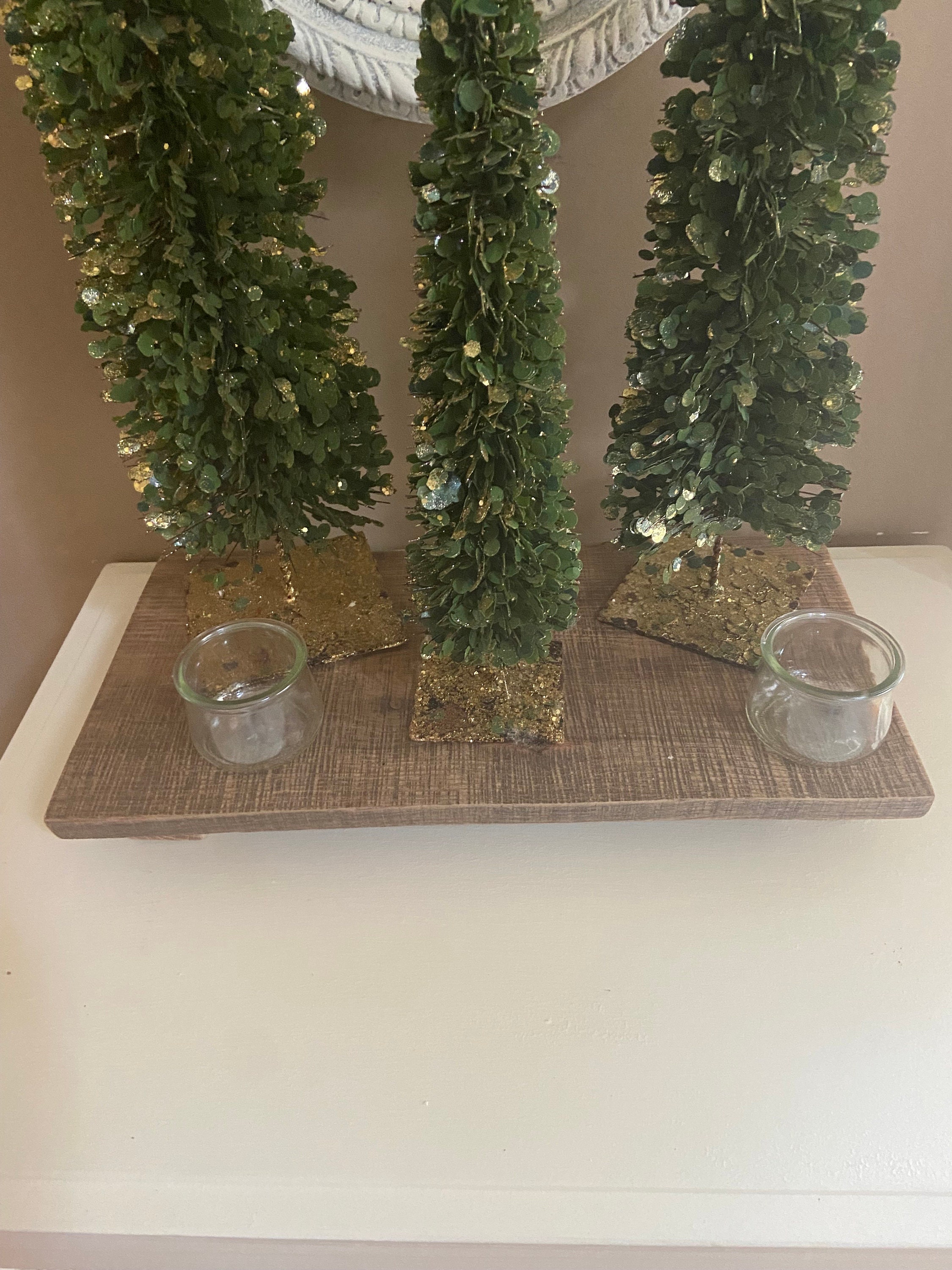 Rustic Weathered Oak Riser Tray - Etsy