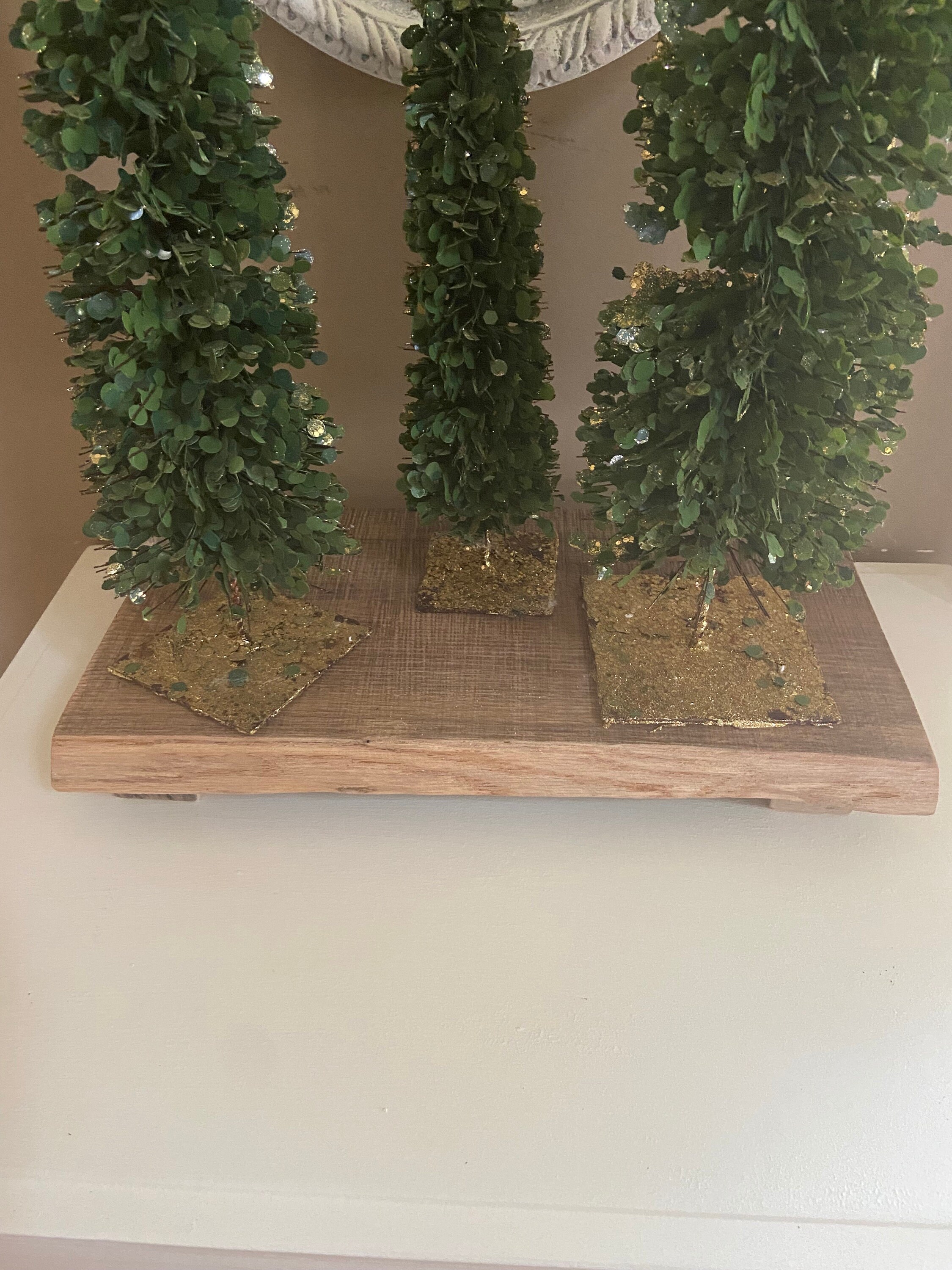 Rustic Weathered Oak Riser Tray - Etsy