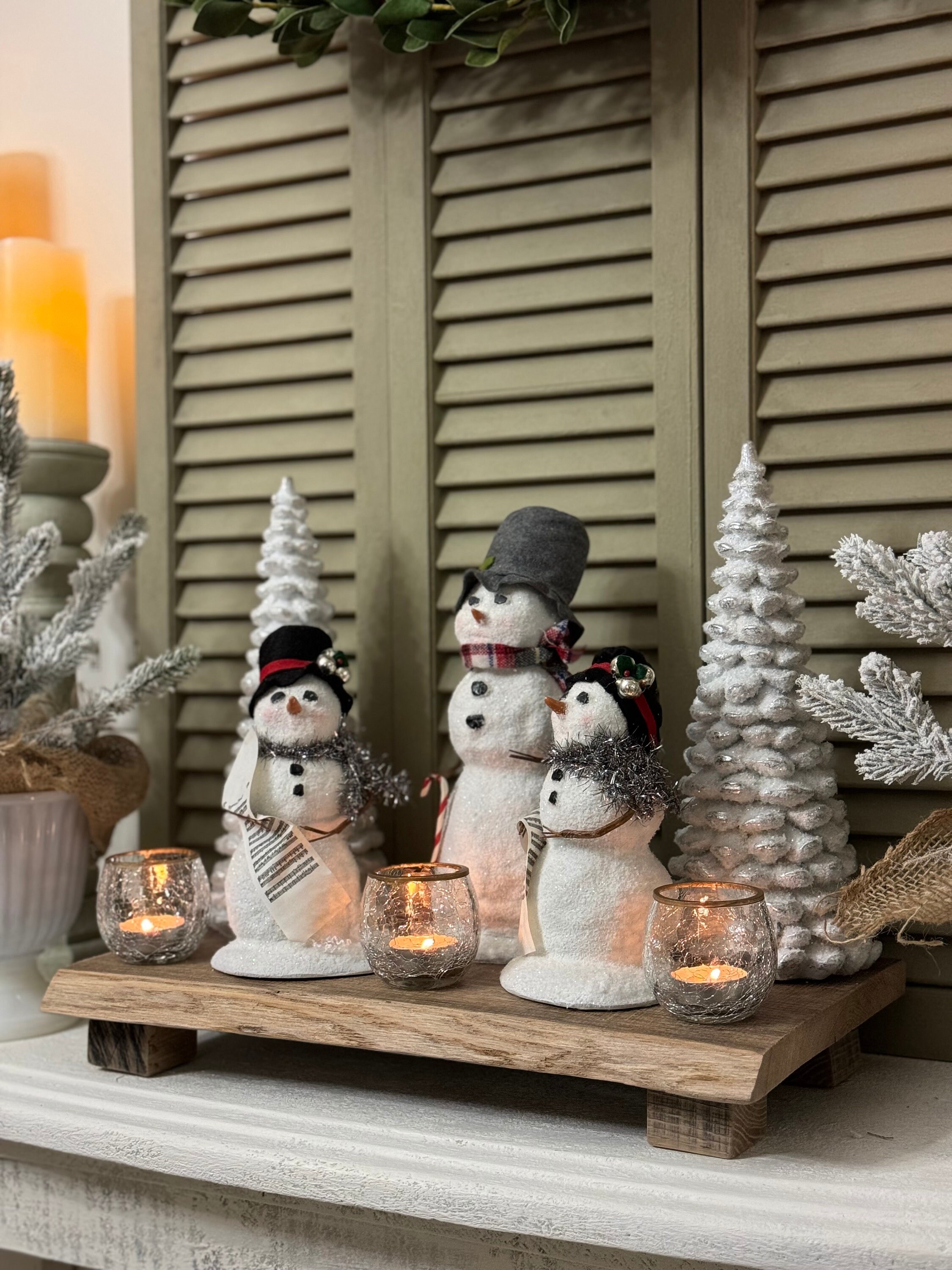 Rustic Weathered Oak Riser Tray - Etsy