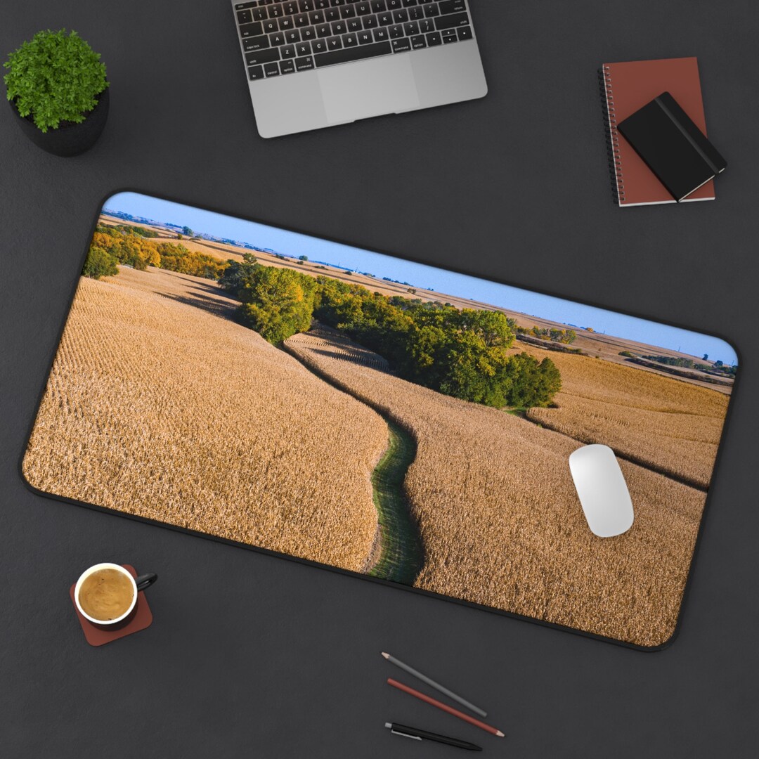 Heartland Farm Field Farming Corn Field -01 Desk Mat Large 15.5x31 - Etsy