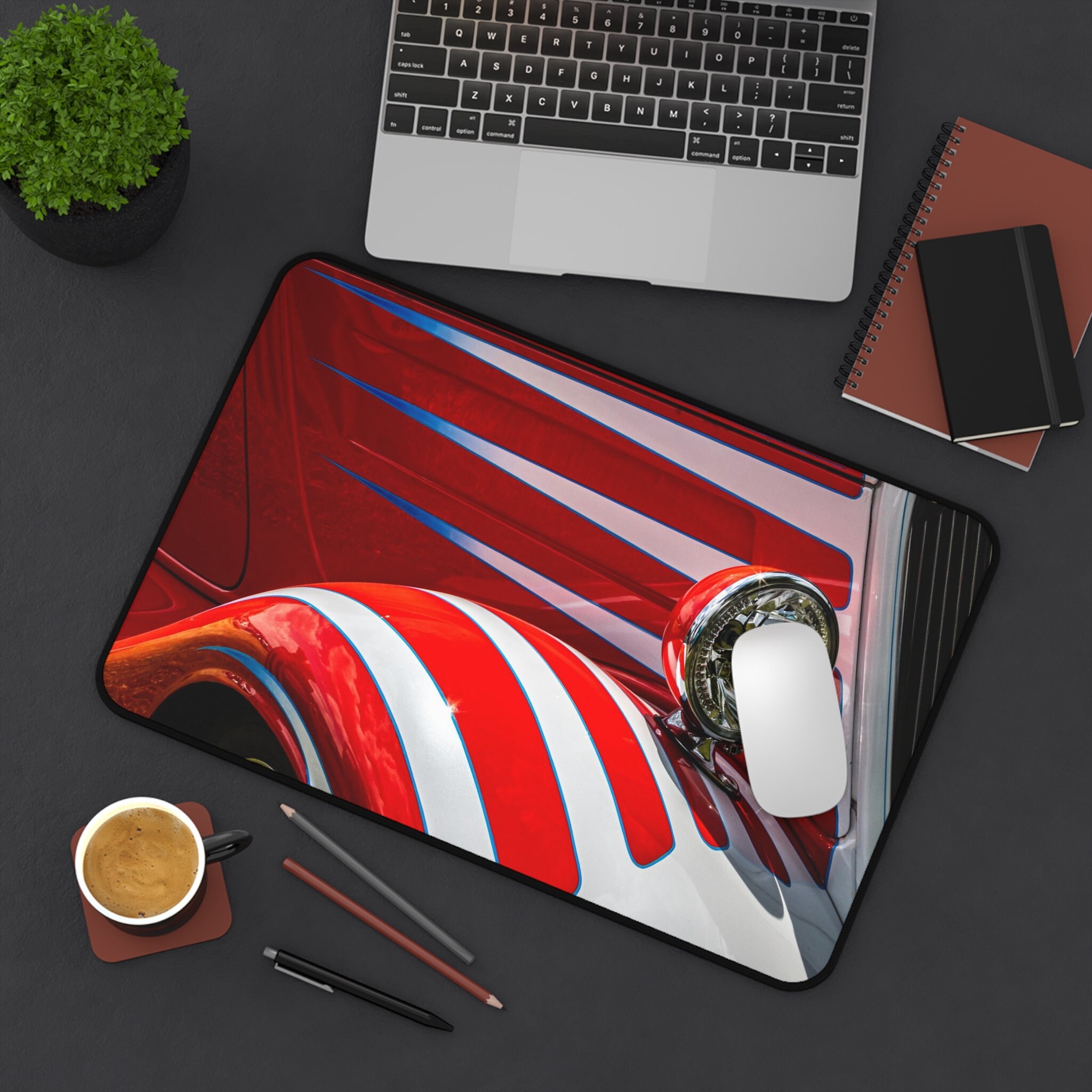 Classic Car Mouse Pad Desk Mat Hot Rod Car Mouse Pad Desk Mat Rat Rod ...