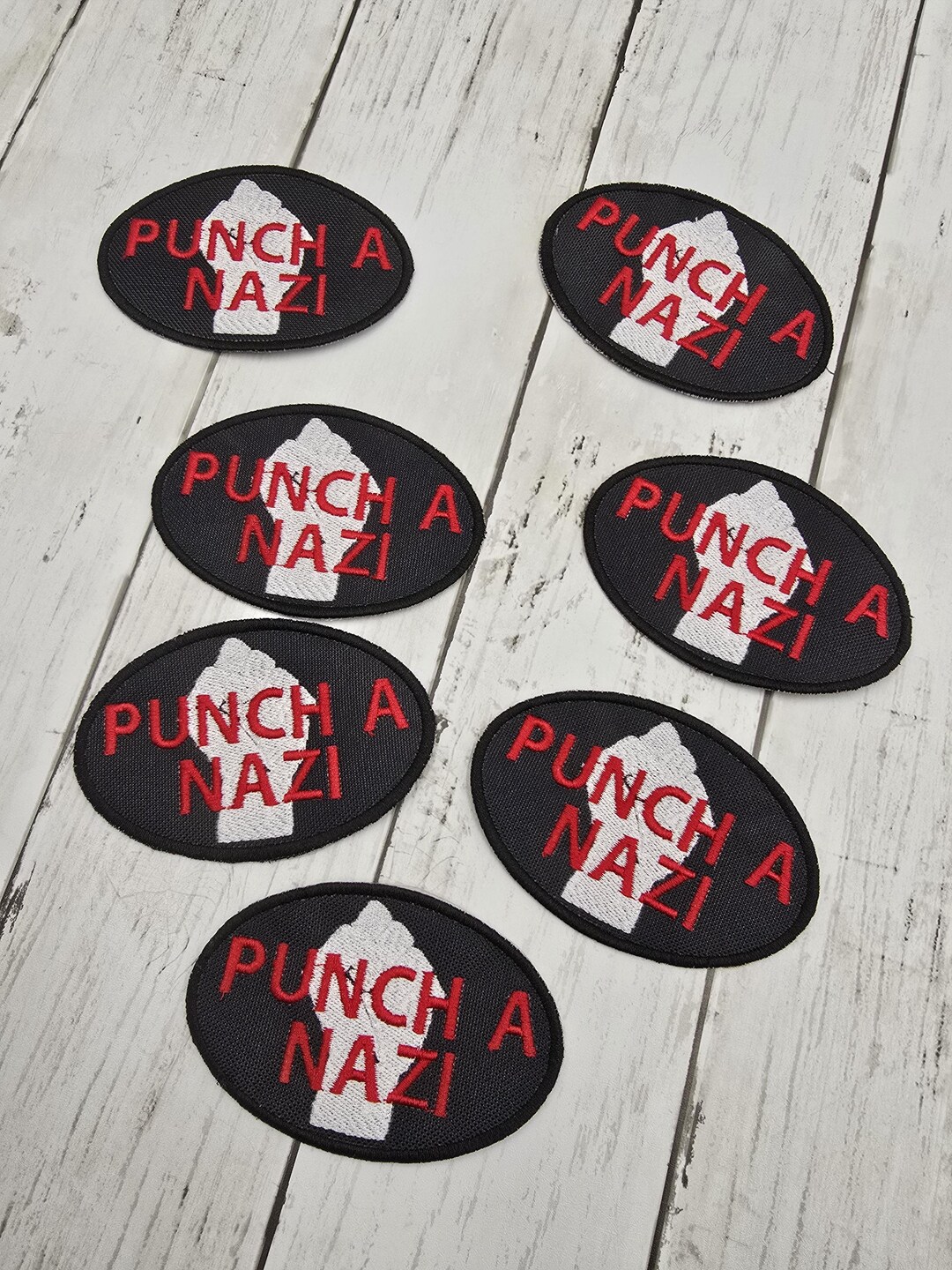 Punch Nazi Iron on Patch, Embroidery, Patch - Etsy