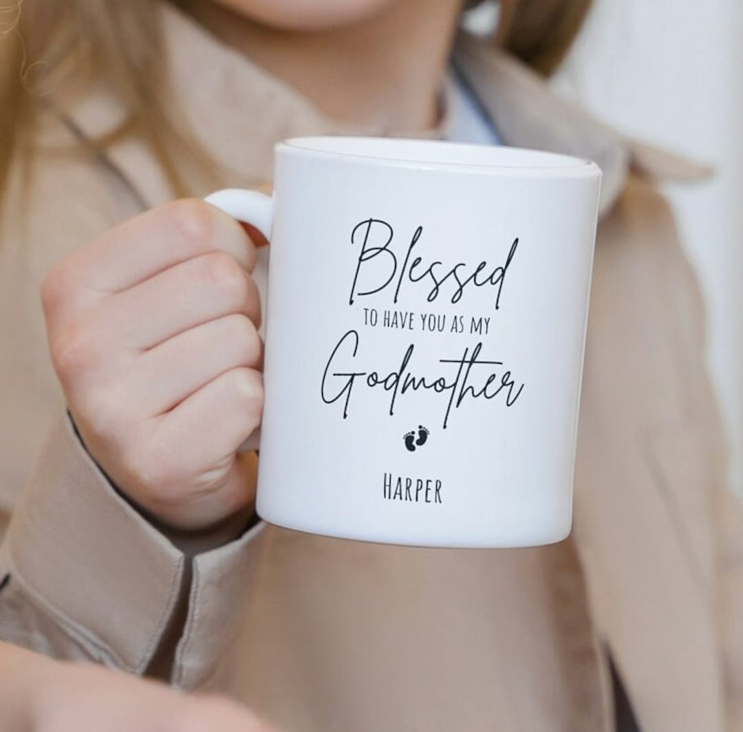 Custom Godparents Mug, Personalized Godparents Gift Idea From Godchild ...