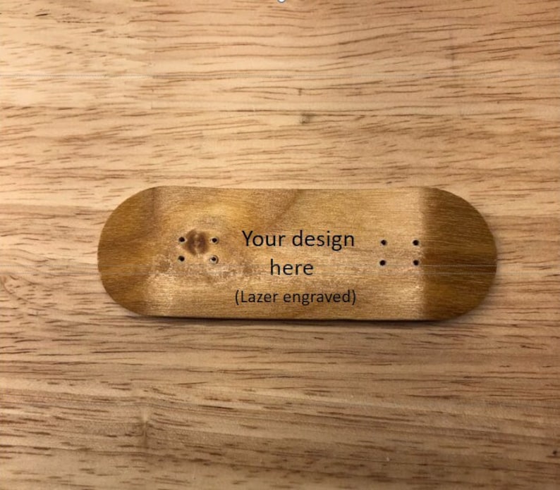Custom Laser Engraved Fingerboard (trucks and Grip Tape Option) - Etsy