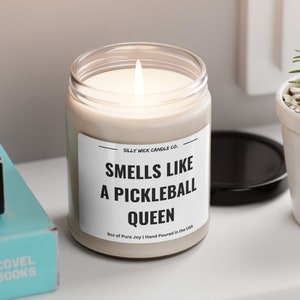 Pickleball Queen Candle, Pickleball Player Gift, Gift for Pickleball ...