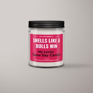 Smells Like A Bulls Win Gift Candle | Fan Gift Idea | Basketball Candle ...
