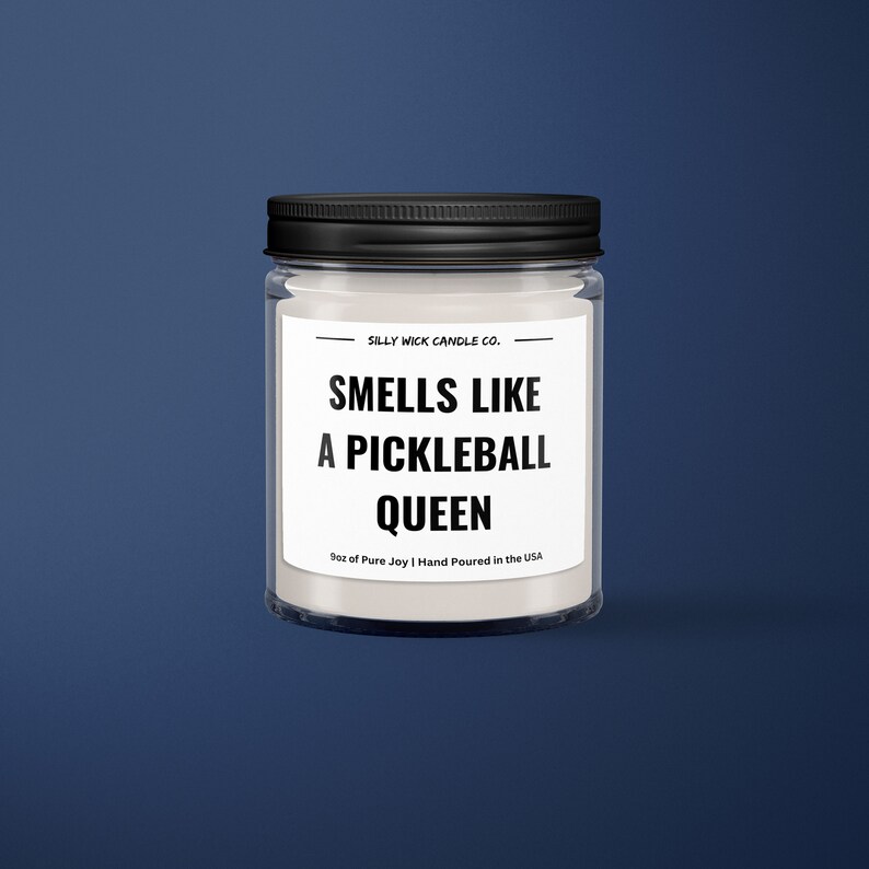 Pickleball Queen Candle, Pickleball Player Gift, Gift for Pickleball ...