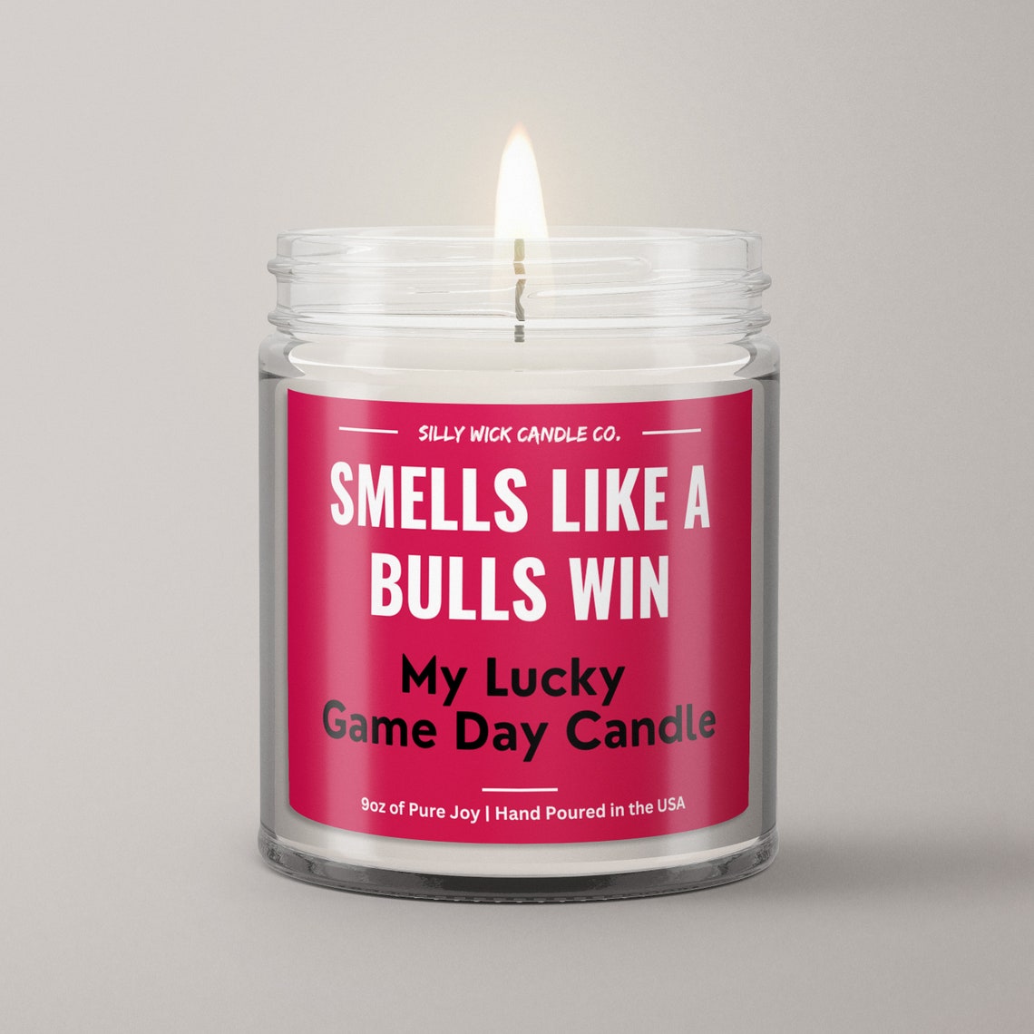 Smells Like A Bulls Win Gift Candle | Fan Gift Idea | Basketball Candle ...
