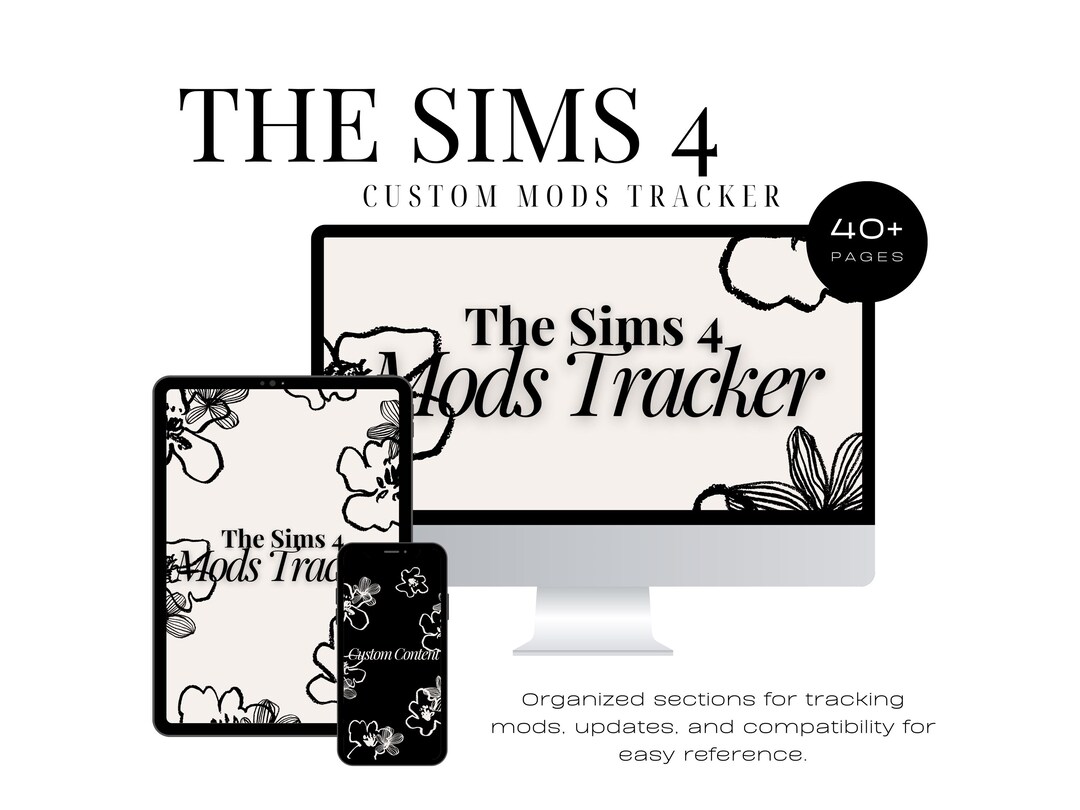 Sims 4 Mods Tracker: Custom Content Organizer (digital Download) - Etsy